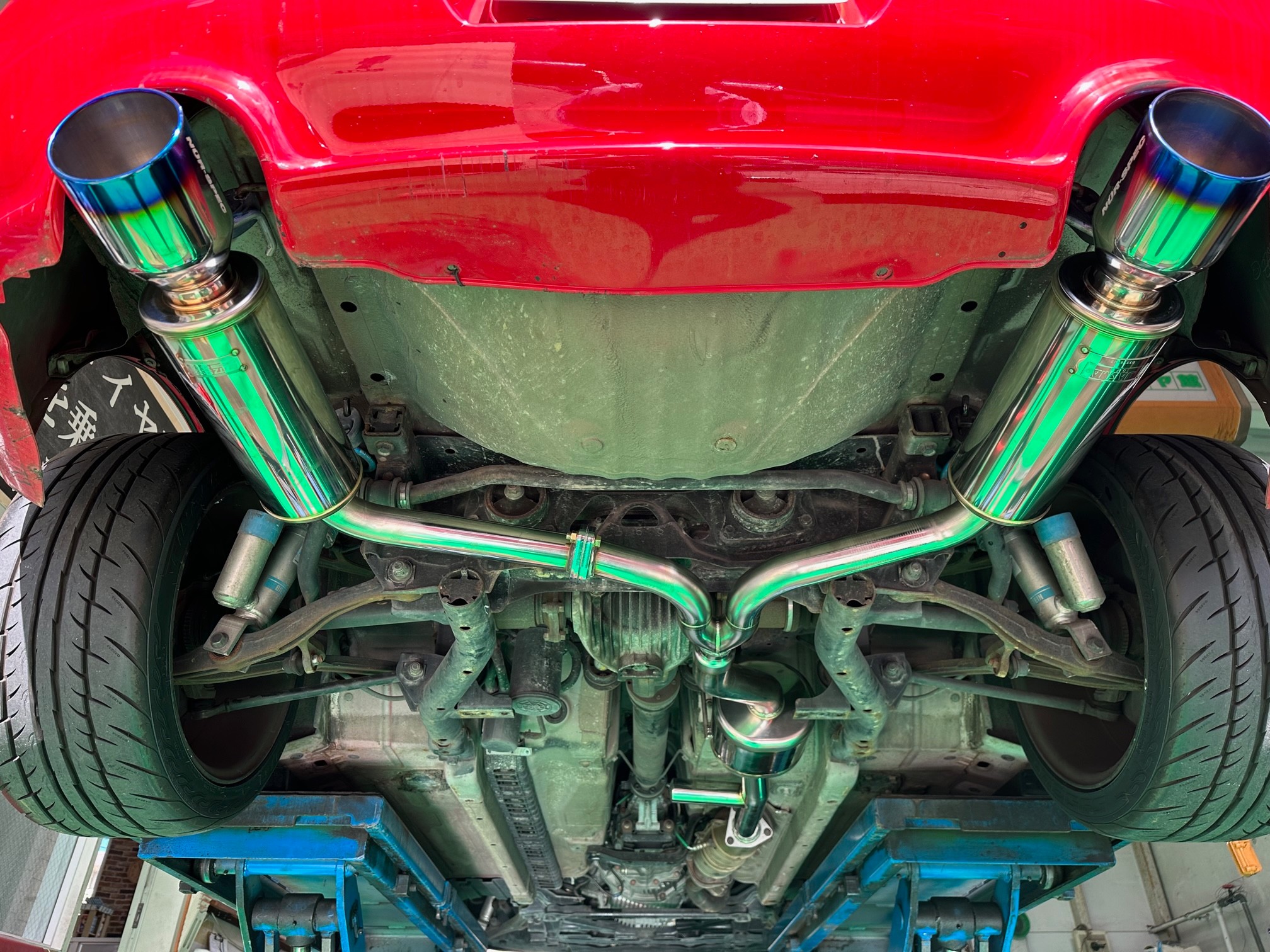 ホンダ S2000 ブリッツマフラー NUR-SPEC VSR 取付 | 店舗おススメ情報 | タイヤ館 瀬谷