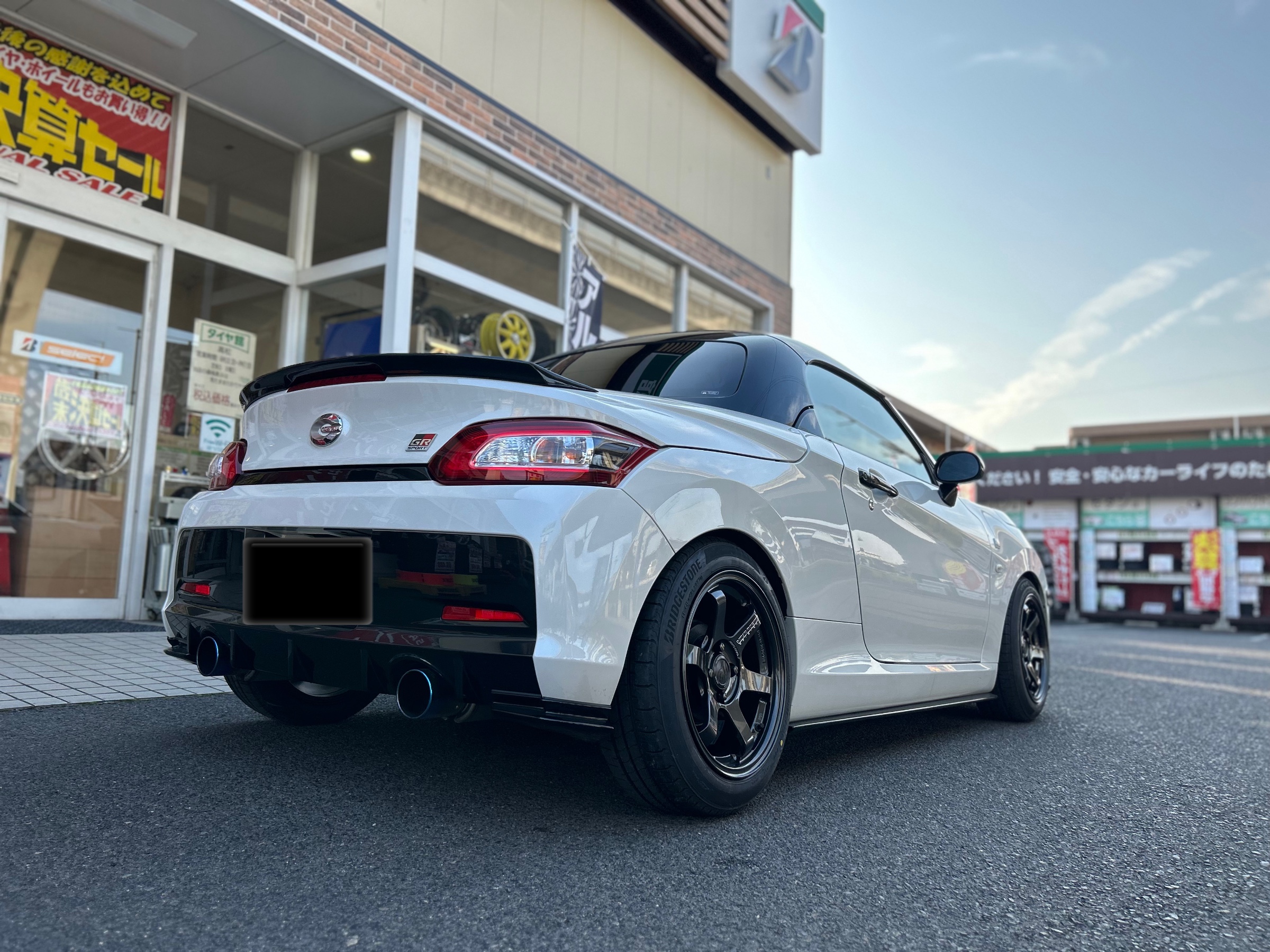 コペン GR SPORT RAYS TE37ソニック ホイールセット取付！ | 店舗おススメ情報 | タイヤ館 高松（香川県）