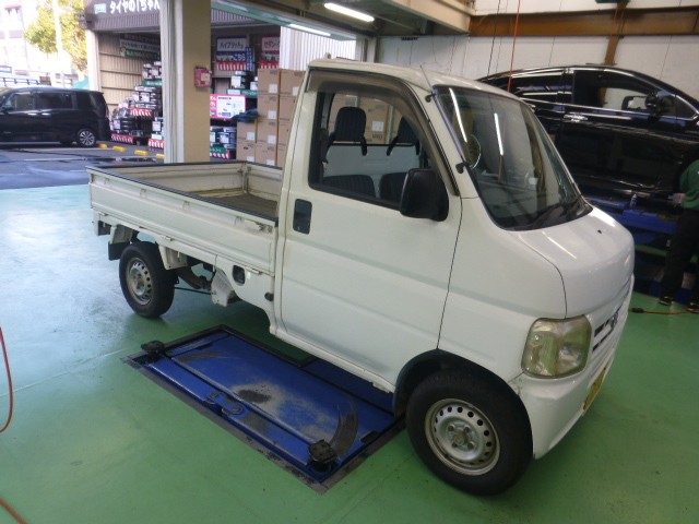 【ホンダ HA7 アクティ】ドライブシャフトブーツ交換を行いました。 | 店舗おススメ情報 | タイヤ館 阿見（茨城県）