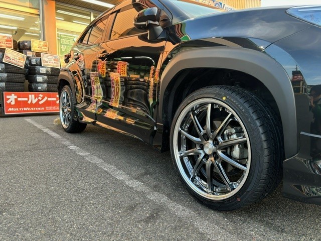 【トヨタヤリスクロス】に【WORK Lanvec LS10】装着しました！！ | 店舗おススメ情報 | タイヤ館 東大阪（大阪府）