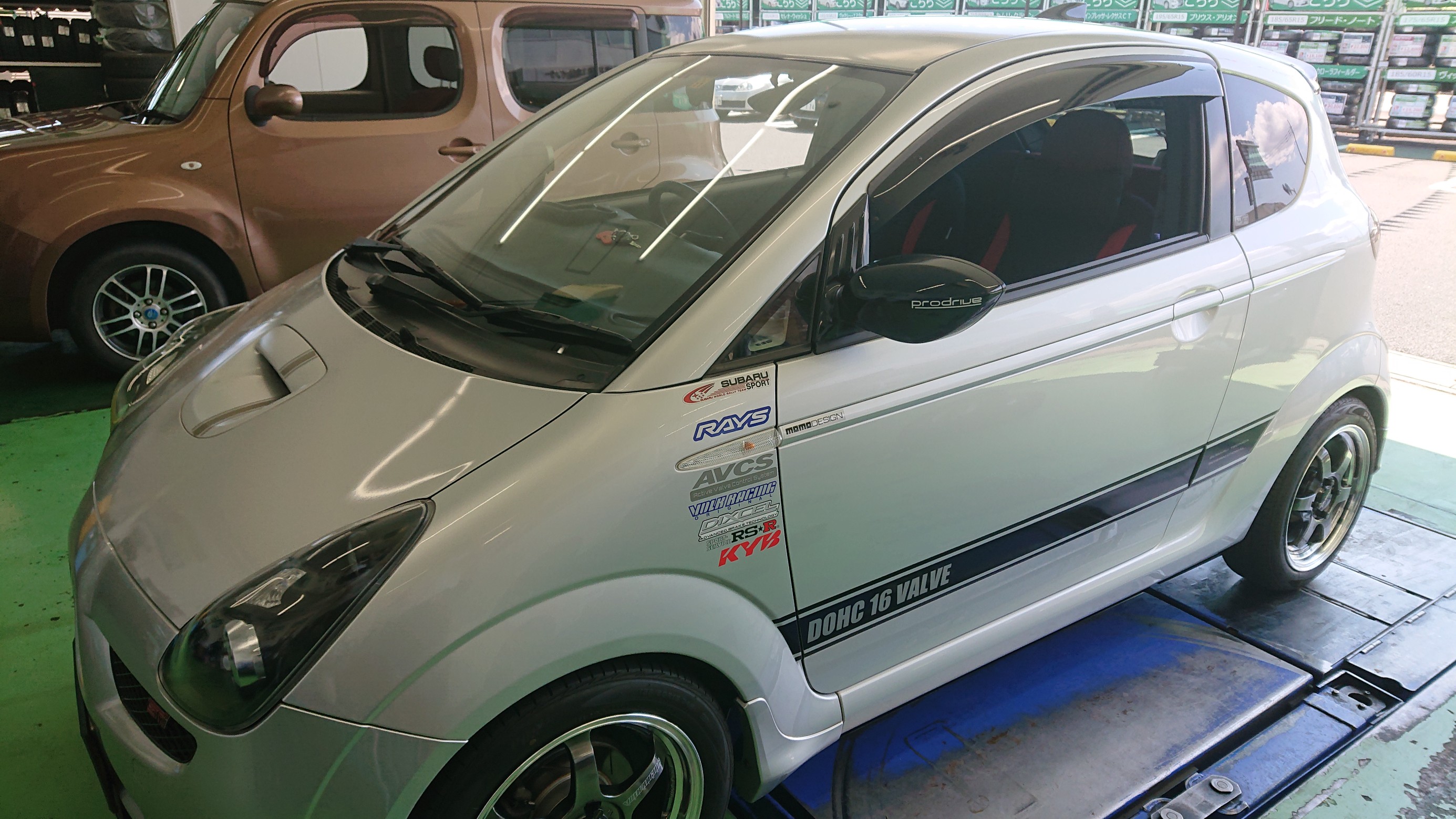 SUBARU・R1・RJ1 】バックル交換 | 店舗おススメ情報 | タイヤ館 土浦北インター（茨城県）