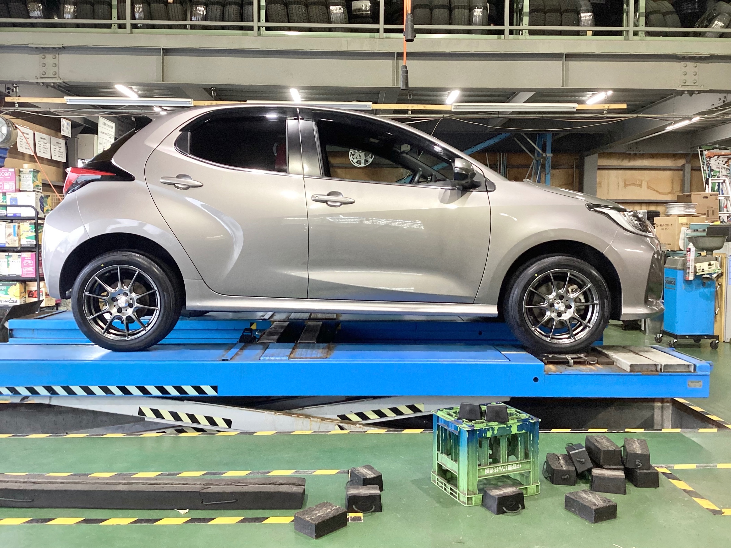 ヤリスにレグノGR-XⅡとウェッズスポーツSA-25R | 店舗おススメ情報 | タイヤ館 恵庭（北海道）