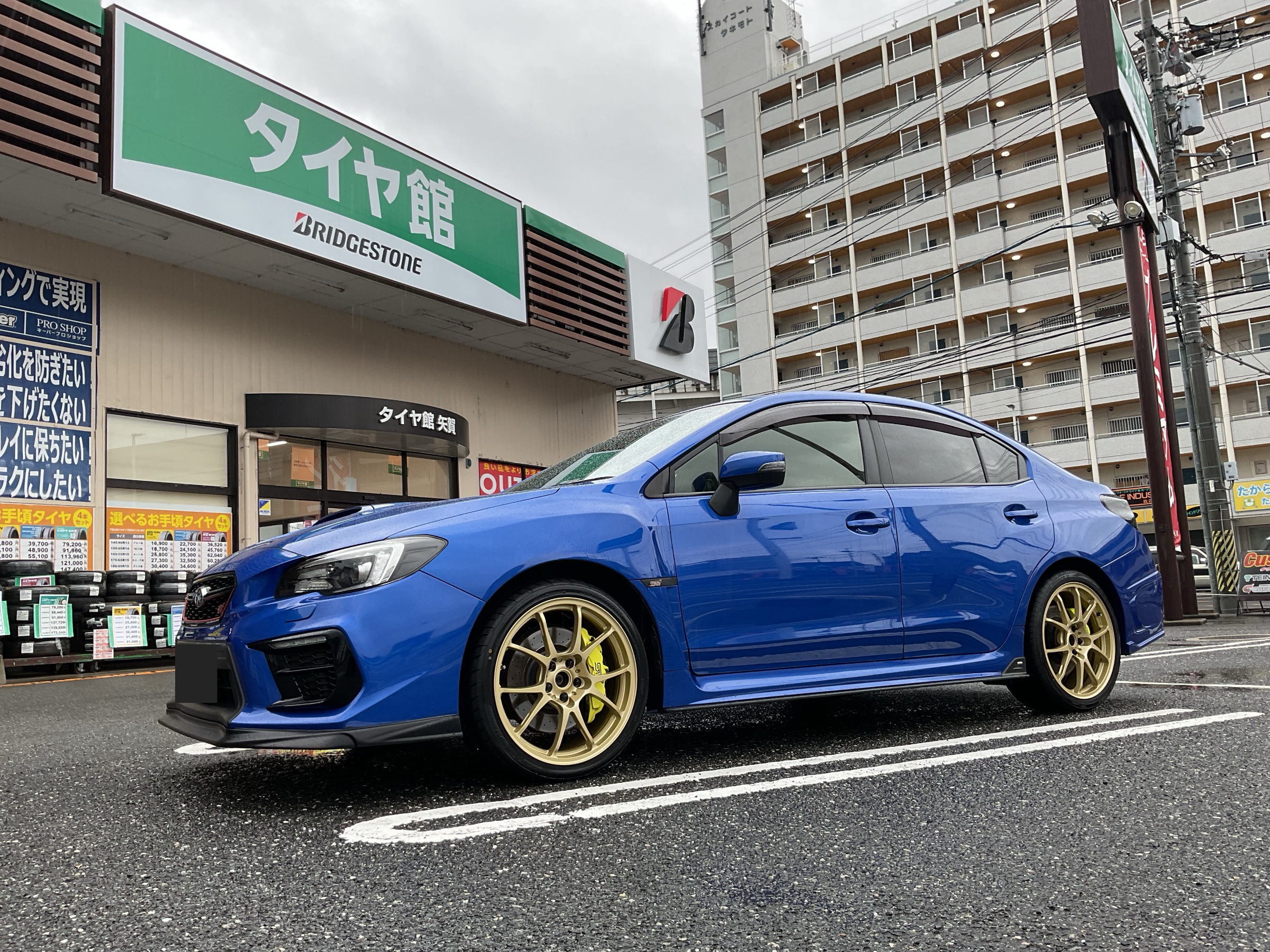 WRX STI 19インチTWS T66-F 取付け | 店舗おススメ情報 | タイヤ館 矢賀（広島県）