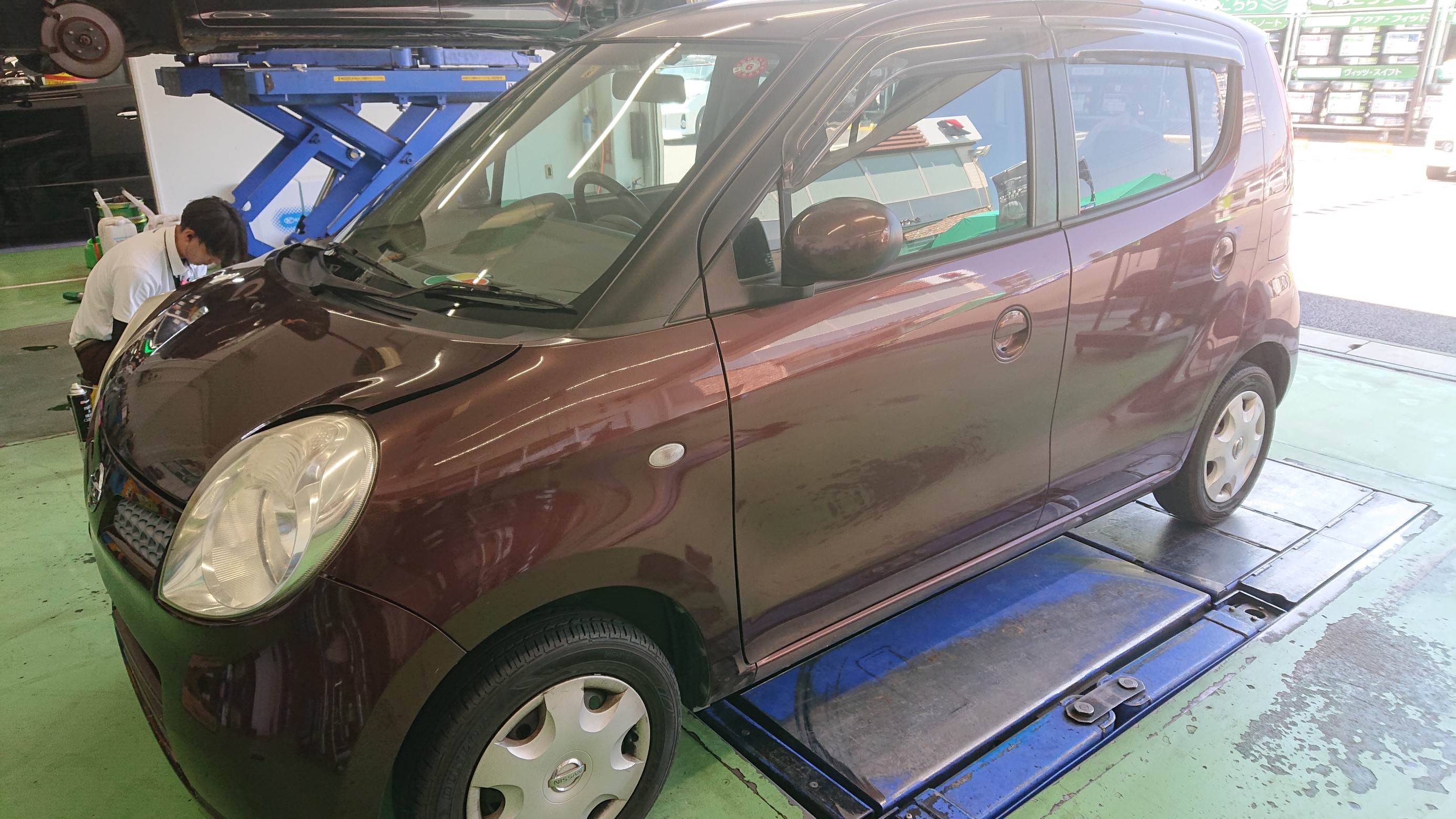 NISSAN・MOCO・MG22S 】ドライブシャフト交換 | 店舗おススメ情報 | タイヤ館 土浦北インター（茨城県）