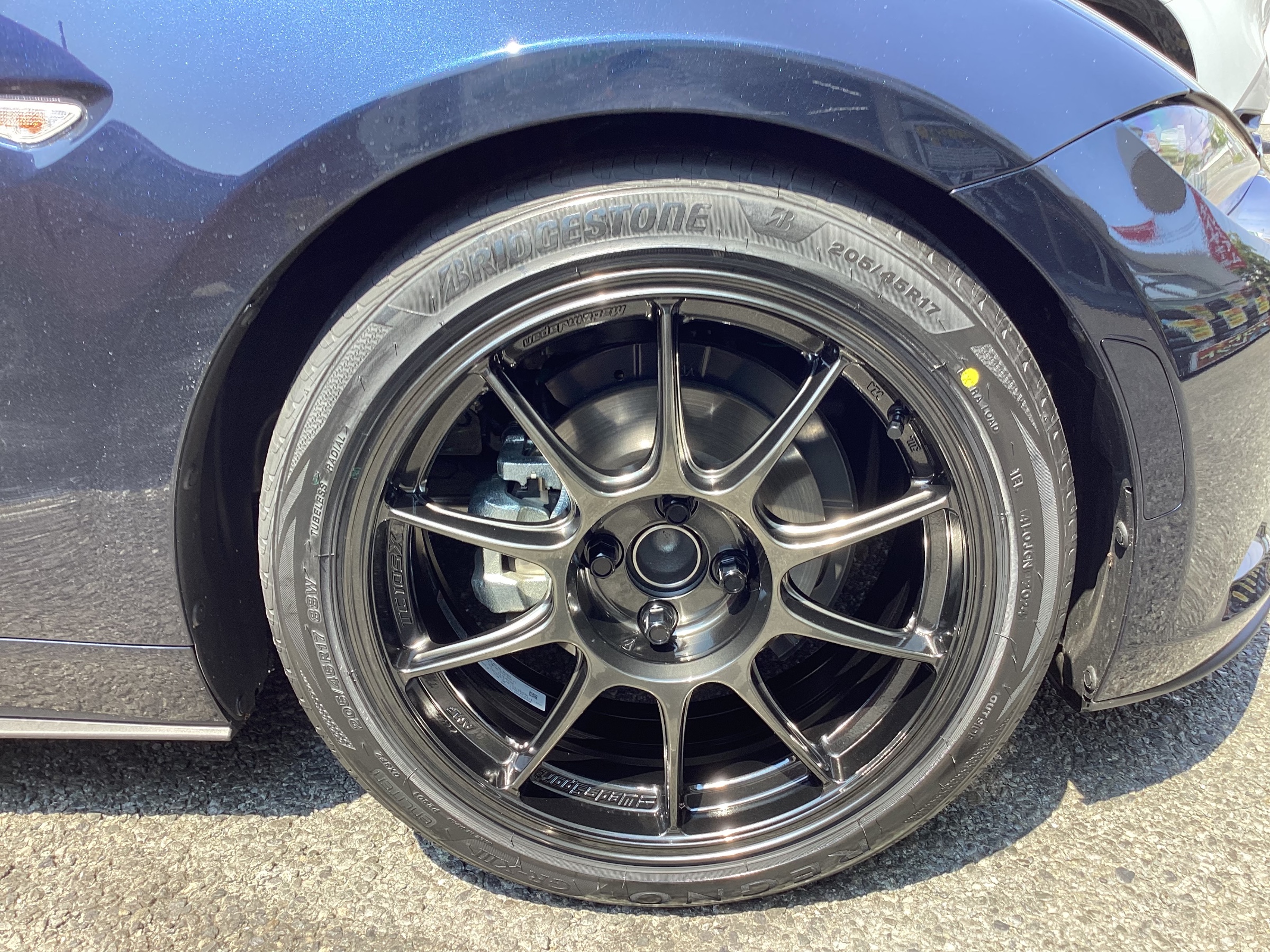 MAZDA ロードスター Weds sport TC105X ホイール取り付け | 店舗おススメ情報 | タイヤ館 平塚（神奈川県）
