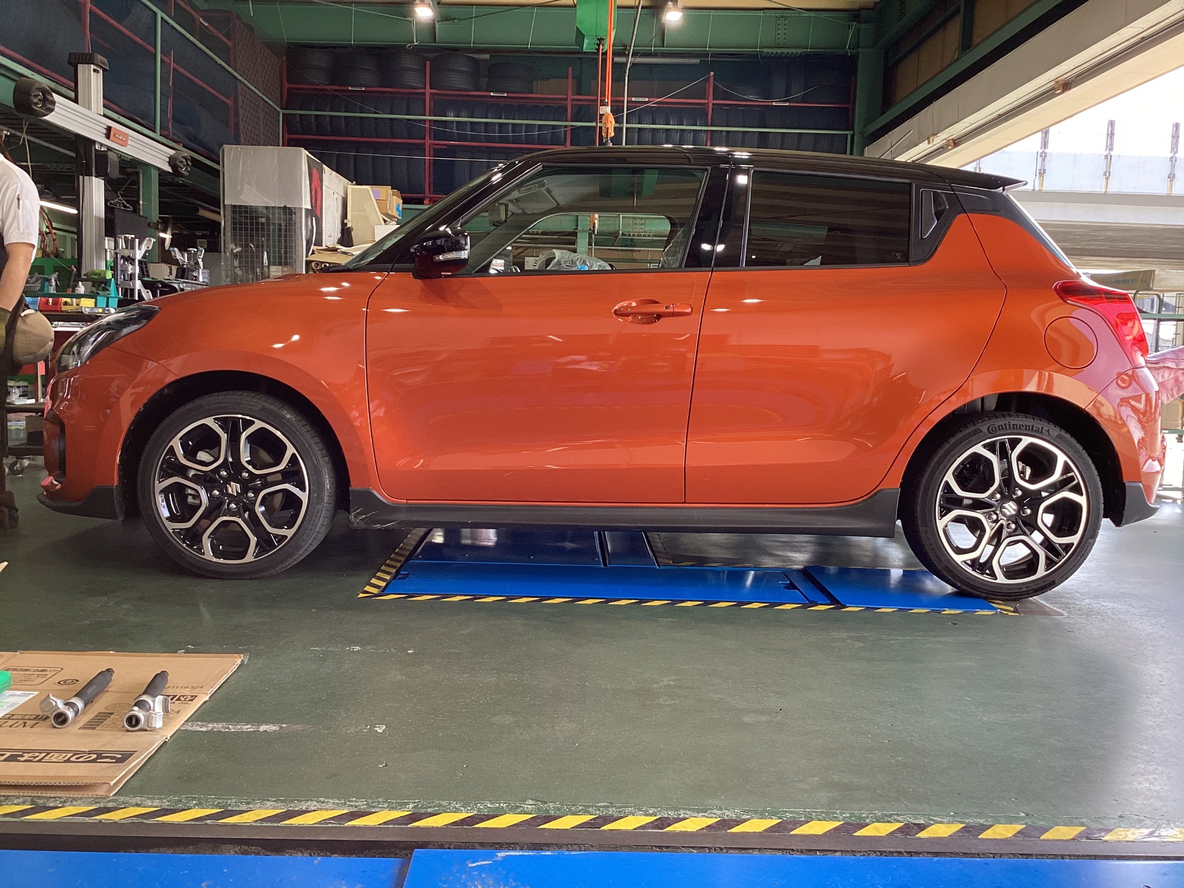 足、タイヤ、ホイールetc…ZC33Sスイフトスポーツカスタム！ | 店舗おススメ情報 | タイヤ館 三条（新潟県）