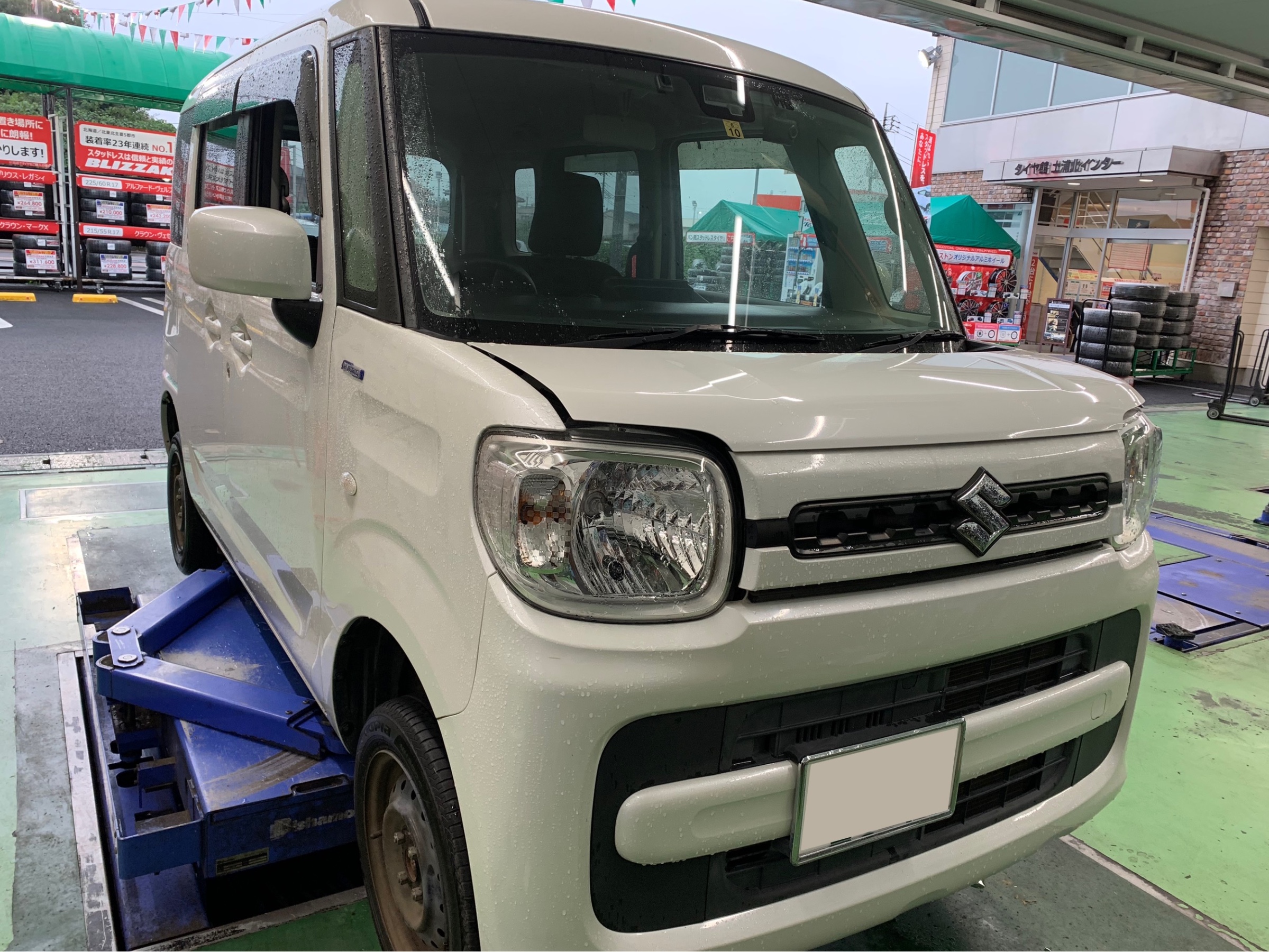 SUZUKI・ スペーシア・MK53 】車検整備 | 店舗おススメ情報 | タイヤ館 土浦北インター（茨城県）