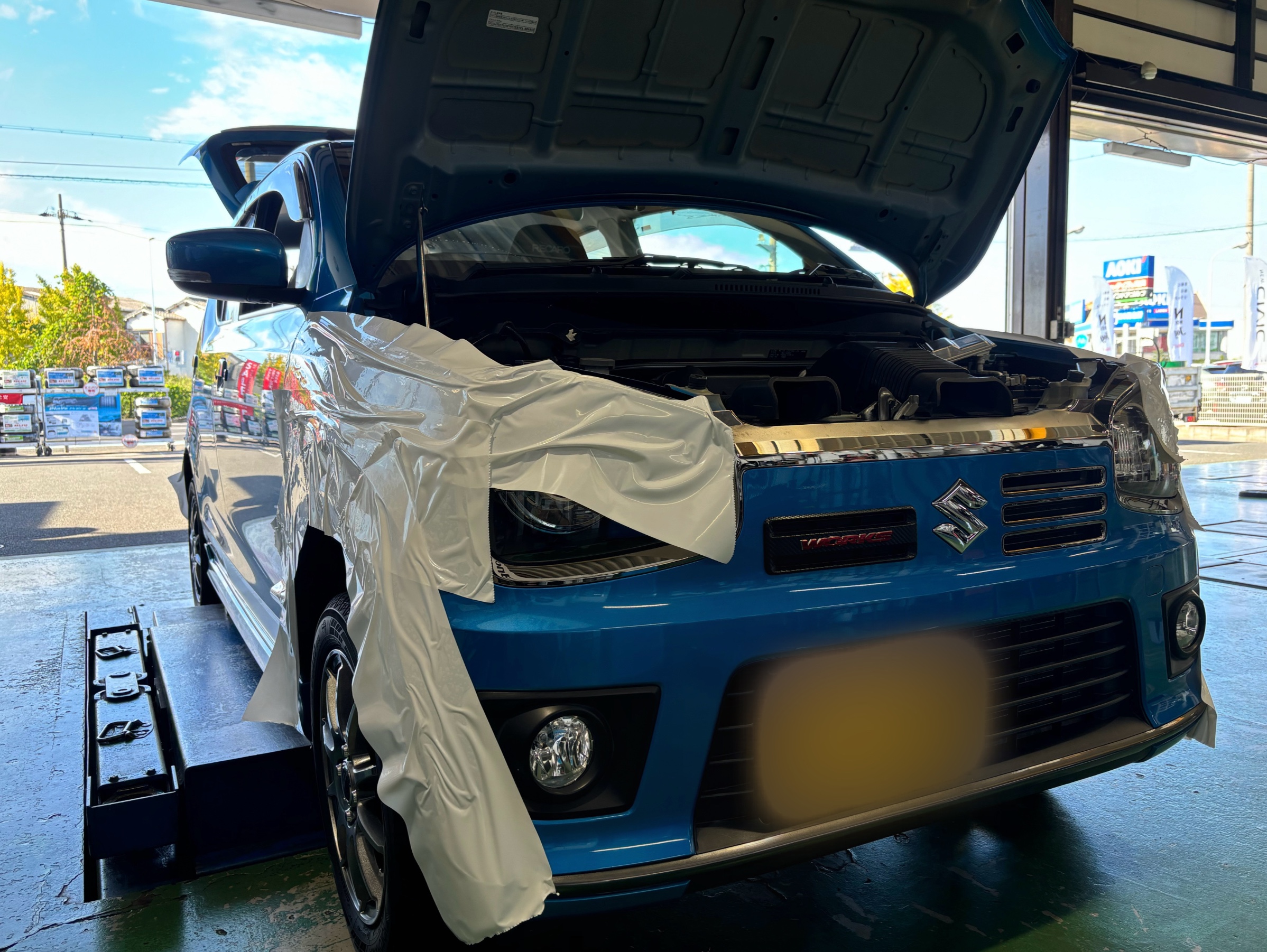 アルトワークス(HA36S) CUSCO(車高調)、HKS(マフラー)取付 | 店舗おススメ情報 | タイヤ館 さつま泉北（大阪府）