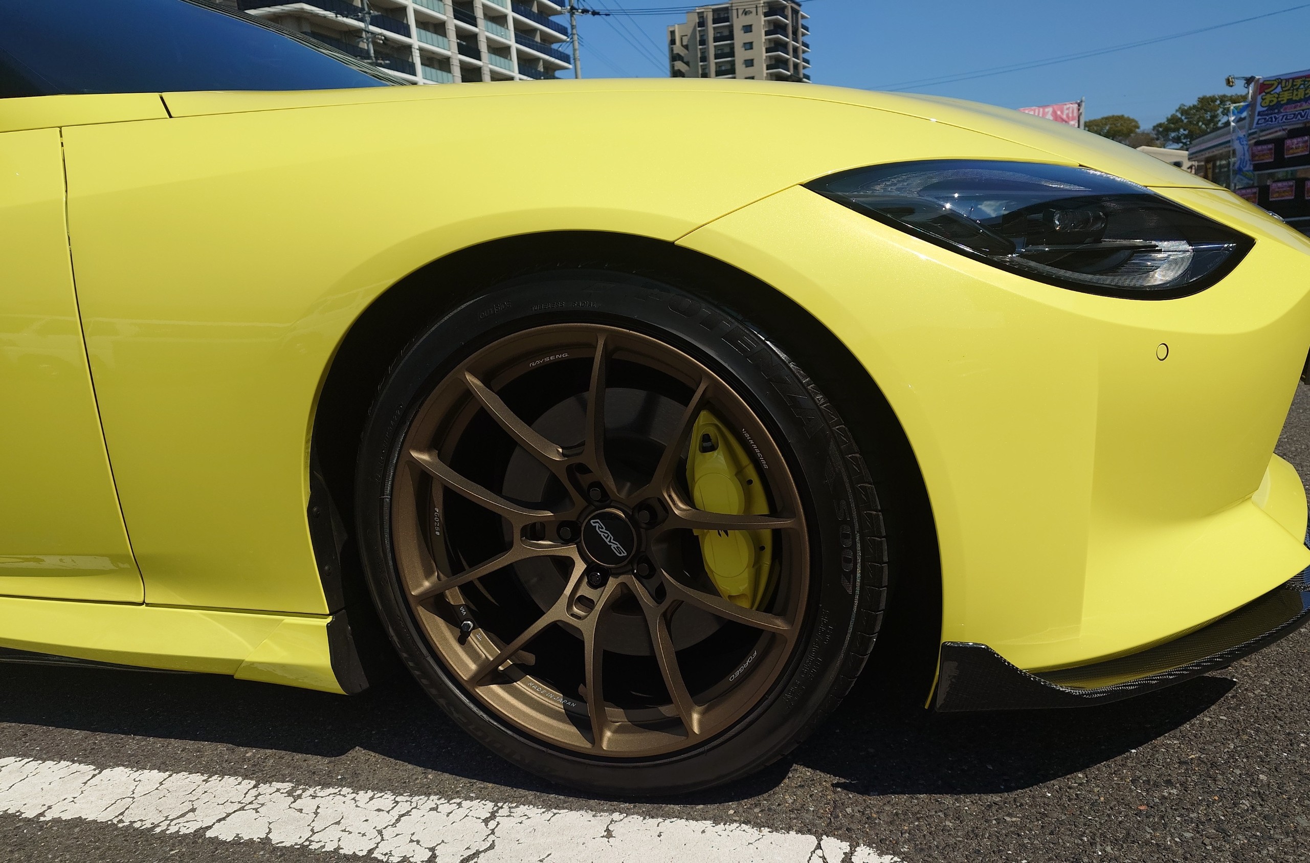 ニッサン フェアレディZ（RZ34） アルミホイール交換 RAYS VOLK RACING G025 | 店舗おススメ情報 | タイヤ館 行橋（福岡県） | タイヤからはじまる、トータルカー ...