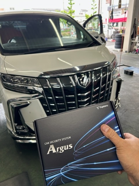Argus D1 取付作業 / 30アルファード | 店舗おススメ情報 | タイヤ館 アオエ（岡山県）
