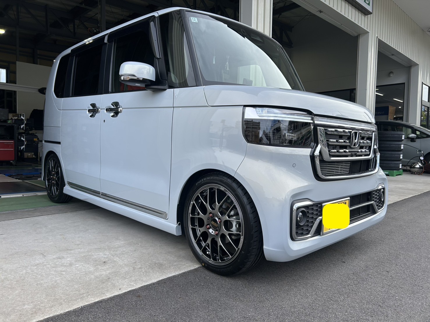 ホンダN-BOX BBS＆POTENZA＆TEIN＆アライメント調整 | 店舗おススメ情報 | タイヤ館 鹿児島（鹿児島県）