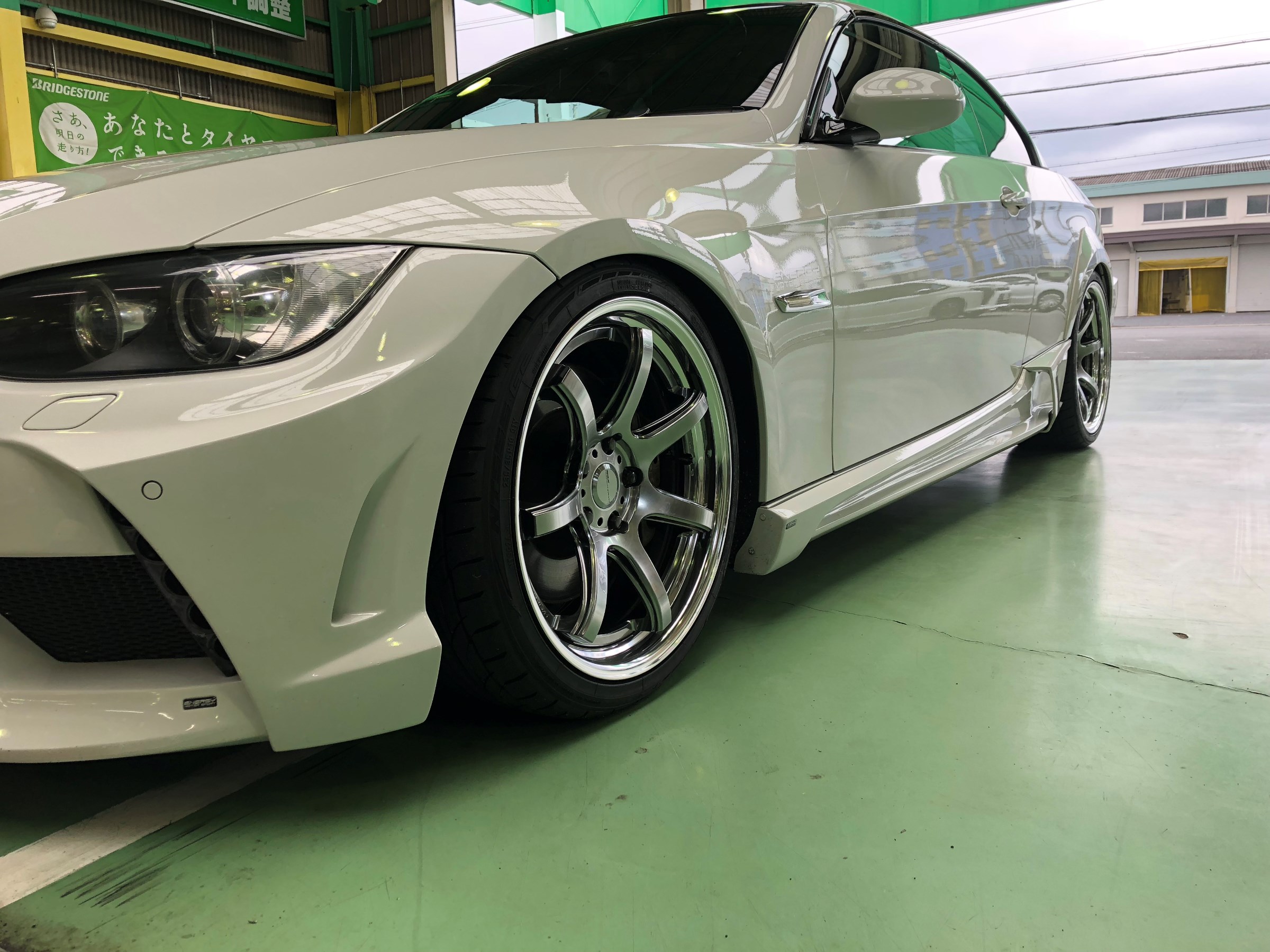 E93カブリオレ WORK EMOTION T7R 2P取付 | 店舗おススメ情報 | タイヤ館 たわらもと（奈良県）