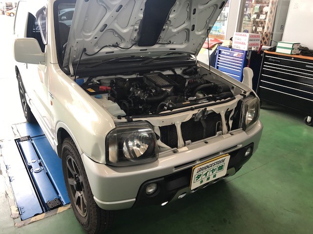 ジムニー JB23W PISTON製 インテークチャンバー交換 | 店舗おススメ情報 | タイヤ館 多摩境