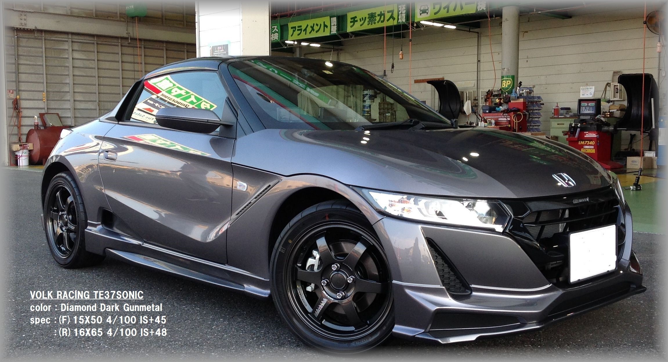 【アルミ装着事例】HONDA S660 × VORKRACING TE37 sonic | ホンダ S660 ホイール タイヤ・ホイール関連 ...