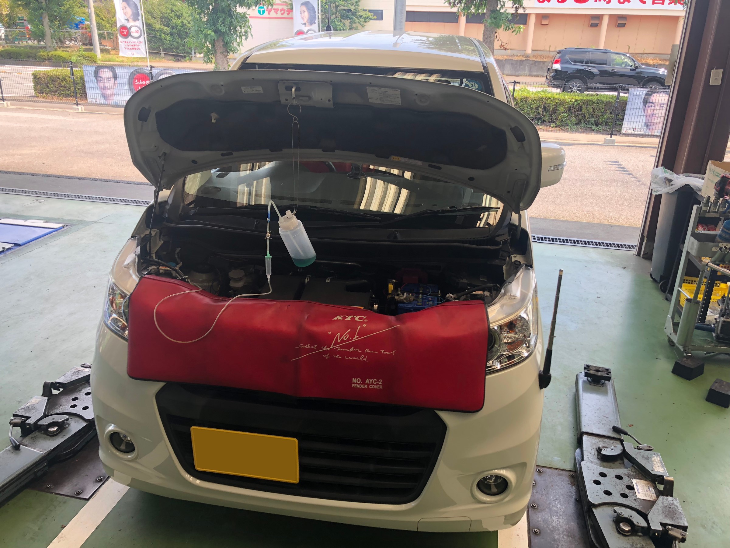 【スズキ・ワゴンRスティングレー・MH34S】RECS施工 | 店舗おススメ情報 | タイヤ館 うしく上柏田（茨城県）