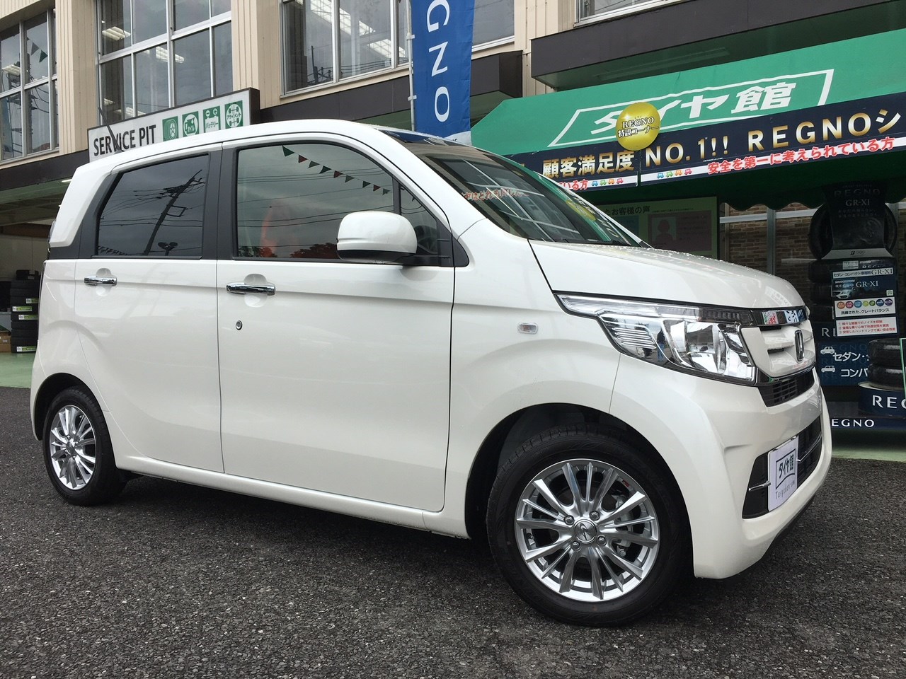 【ホンダ JH1 Nワゴン】ホイール交換を行いました。 | 店舗おススメ情報 | タイヤ館 阿見（茨城県）