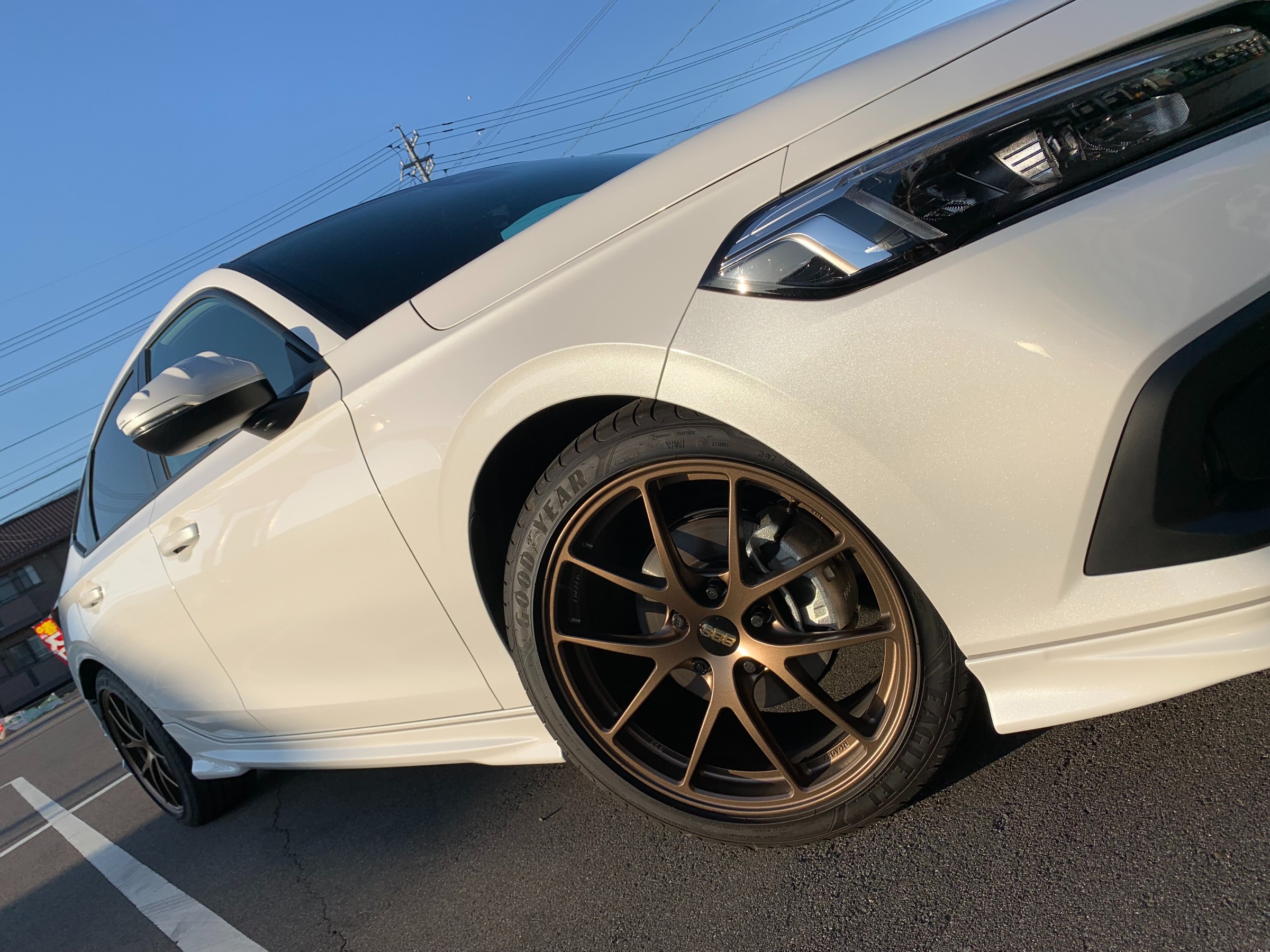 新型シビックFL1 × BBS RI-A MBZ | ホンダ シビック ホイール タイヤ・ホイール関連 > タイヤ・ホイール交換 | サービス事例 | タイヤ館 イエス・ワン | タイヤから ...
