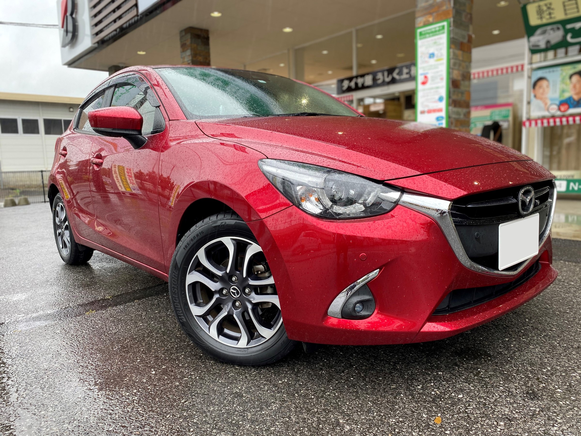 【マツダ・デミオ・DJ3】 タイヤ交換 | 店舗おススメ情報 | タイヤ館 うしく上柏田（茨城県）