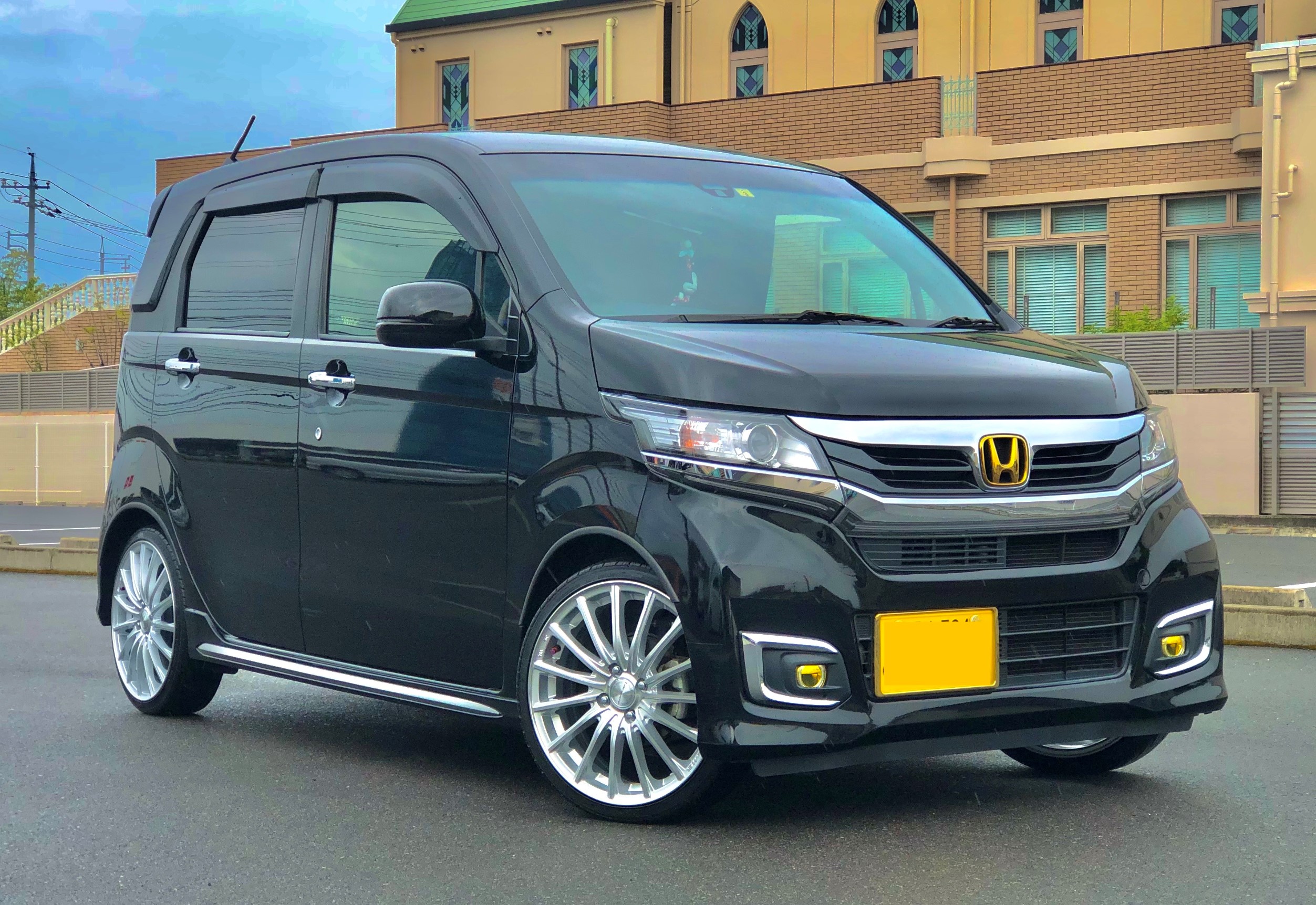 N-WGNカスタムのホイール交換！ | ホンダ N-WGNカスタム ホイール タイヤ・ホイール関連 > タイヤ・ホイール交換 | サービス事例 | タイヤ館 倉敷大島 | タイヤからはじまる ...