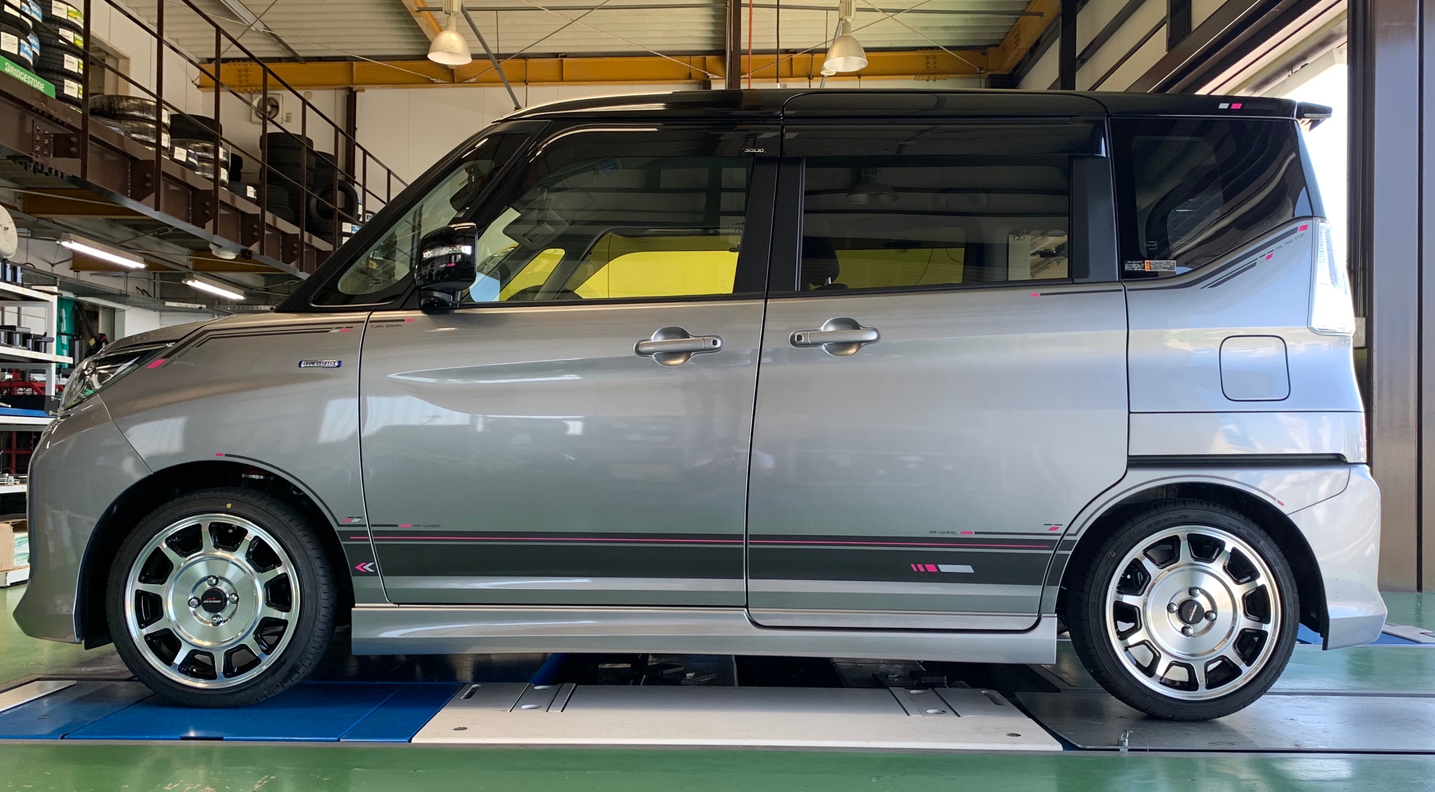 ソリオバンディット(MA36S) Best☆i C&K ホクトレーシング | スズキ ソリオ バンディット ホイール パーツ取付 > 足回り関係取付 | サービス事例 | タイヤ館 さつま泉北 ...