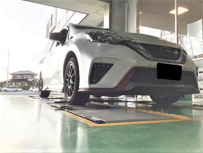 日産ノートNISMO（E12) CUSCOパワーブレース（フロントメンバー部）取付 | 店舗おススメ情報 | タイヤ館 綾瀬（神奈川県）