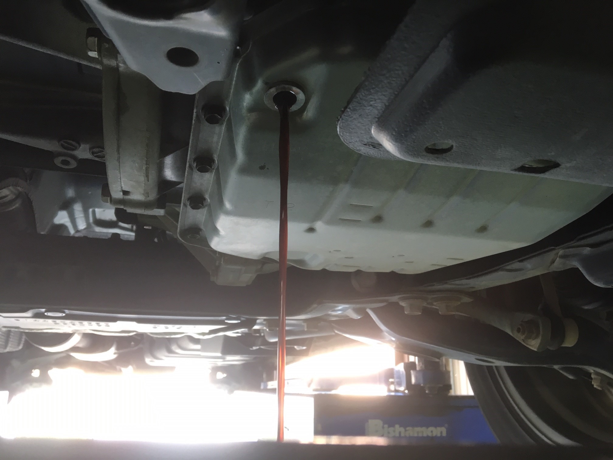 【トヨタ・エスティマ・ACR50】 ATF・CVT交換 | 店舗おススメ情報 | タイヤ館 うしく上柏田（茨城県）