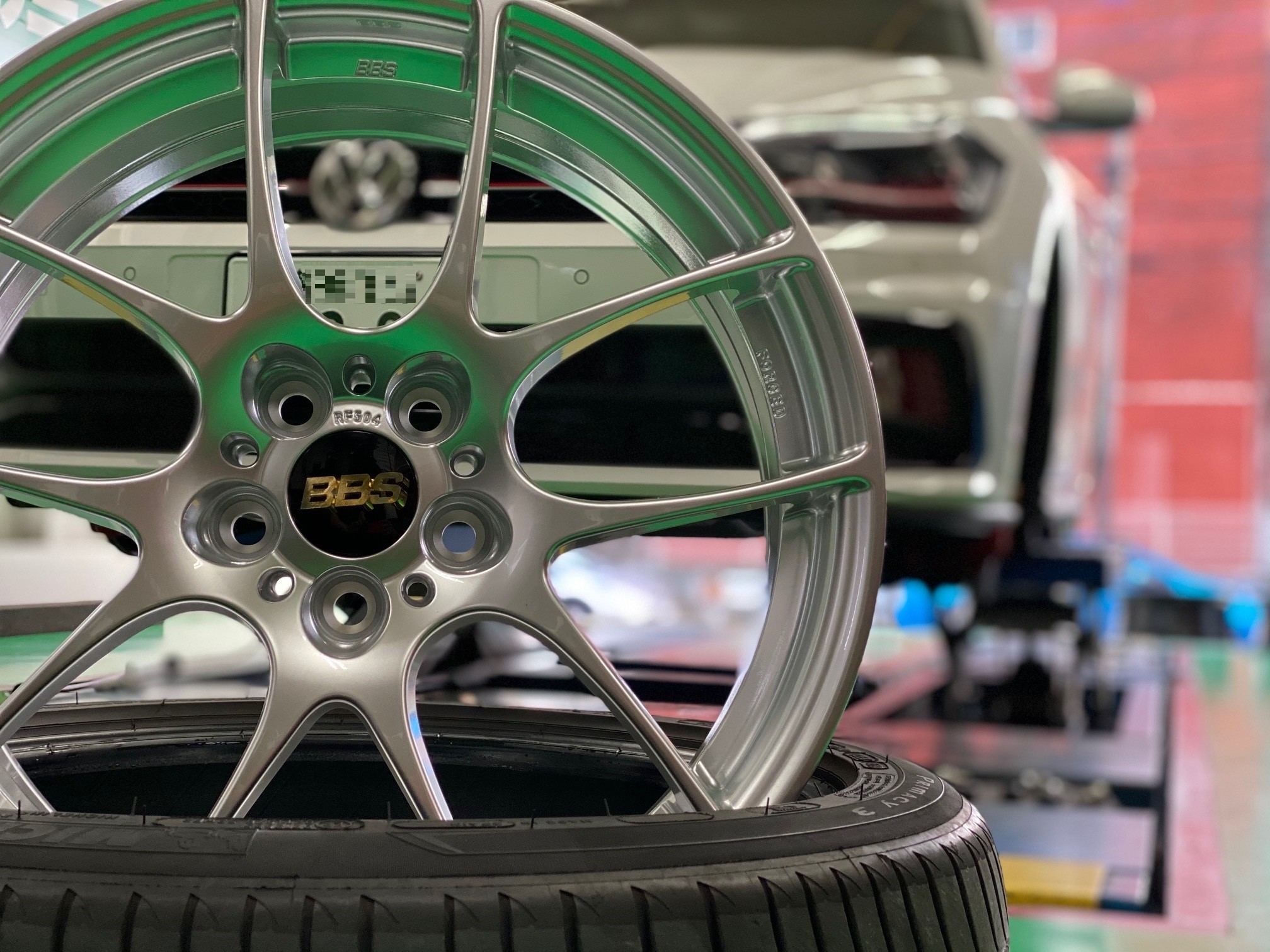 VWポロGTI BBS RF 17インチ取り付け | 店舗おススメ情報 | タイヤ館 瀬谷（神奈川県）